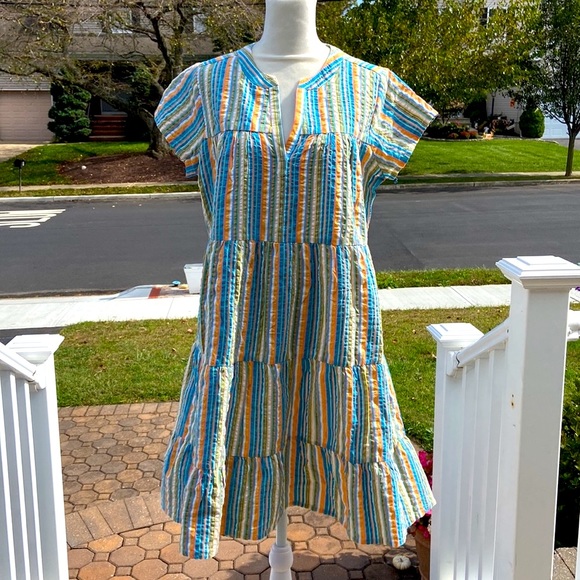 Roberta Roller Rabbit | Dresses | Roller Rabbit Pamela Stripe Tiered ...